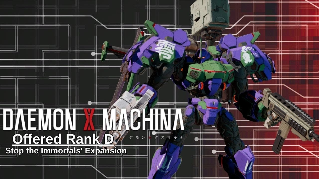 Daemon X Machina | Offered Rank D : Stop the Immortals' Expansion - YouTube
