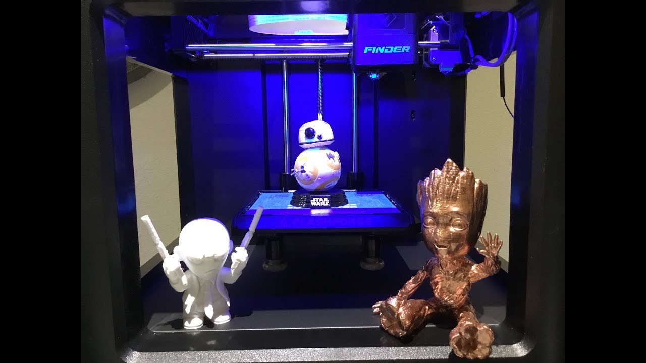 How To Change Light Colors in the FlashForge Finder - YouTube