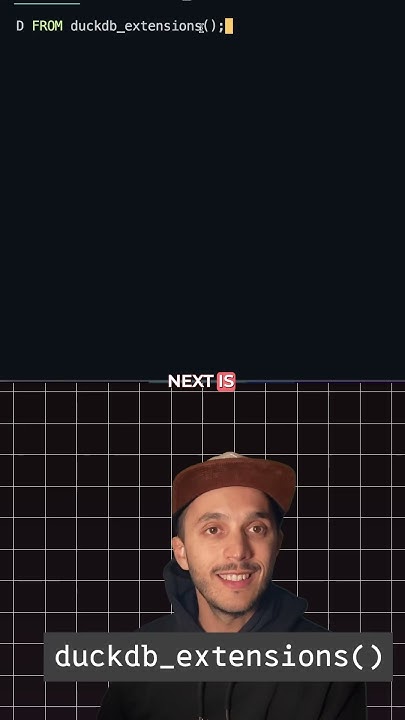 What are the interesting DuckDB metadata functions ? - YouTube