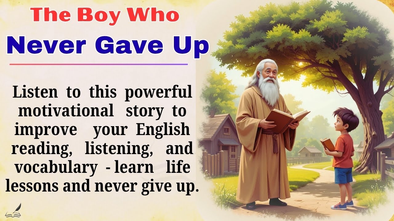 Reading and Listening Practice | The Boy Who Never Gave Up | Graded ...