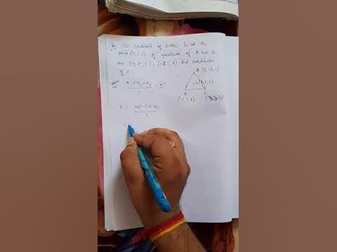 Maths | 3D Geometry | Class 11 | Video 9 | Section Formula | Example 8 ...