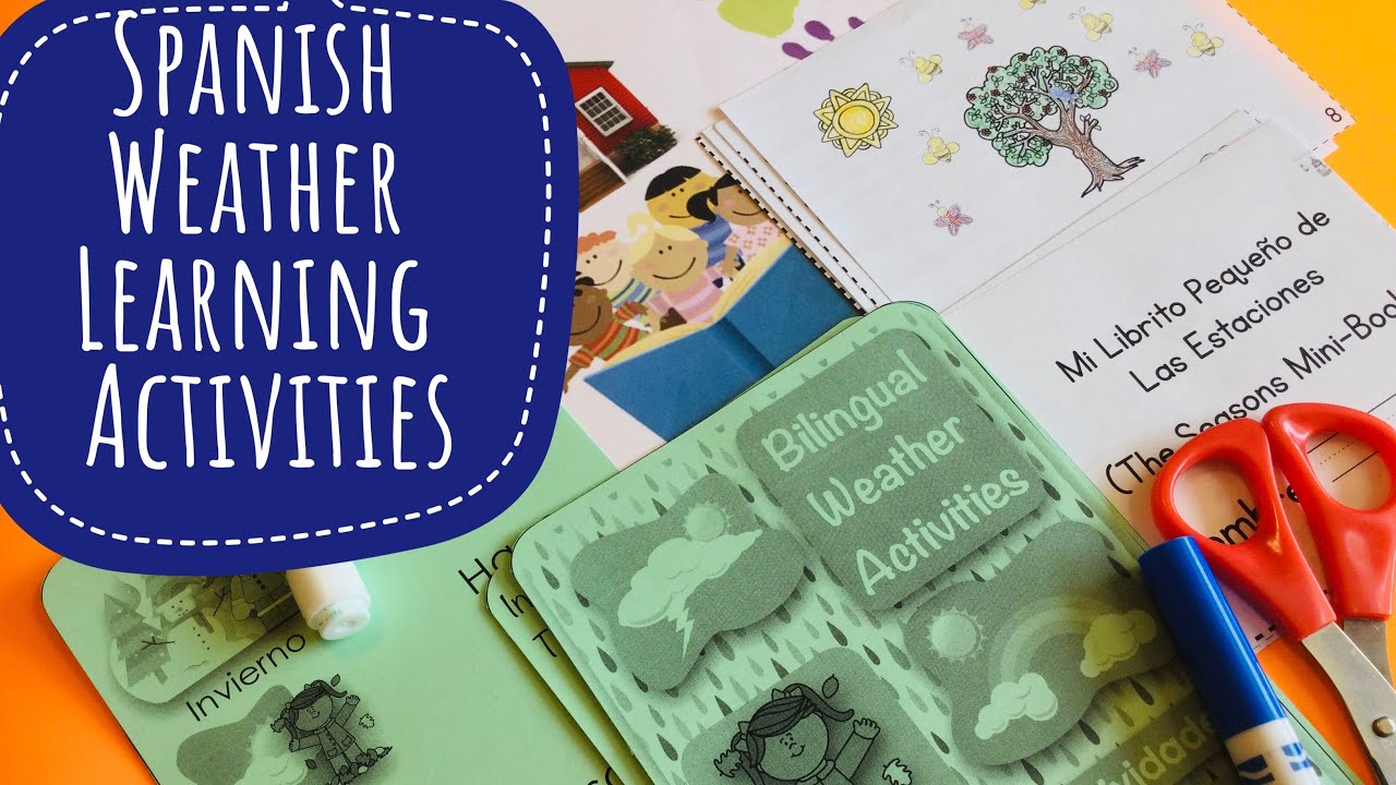 Spanish Weather Read-Aloud Activities - YouTube