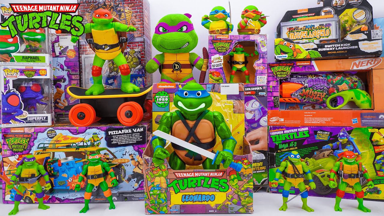 Teenage Mutant Ninja Turtles Unboxing | Secret Box of 4 Ninja Turtle ...