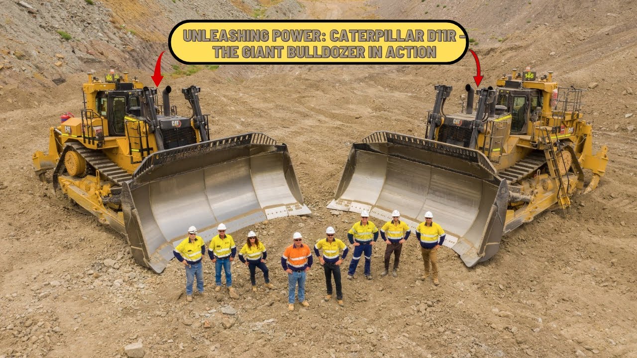 MEGA Machine-"Unleashing Power: Caterpillar D11R - The Giant Bulldozer ...