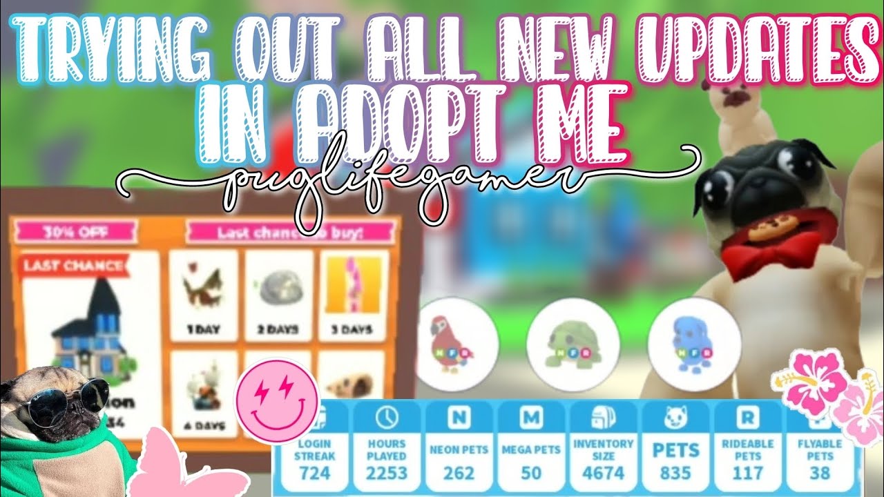 🌸 TRYING OUT ALL THE NEW UPDATES IN ADOPT ME ON ROBLOX! 🌸 - YouTube