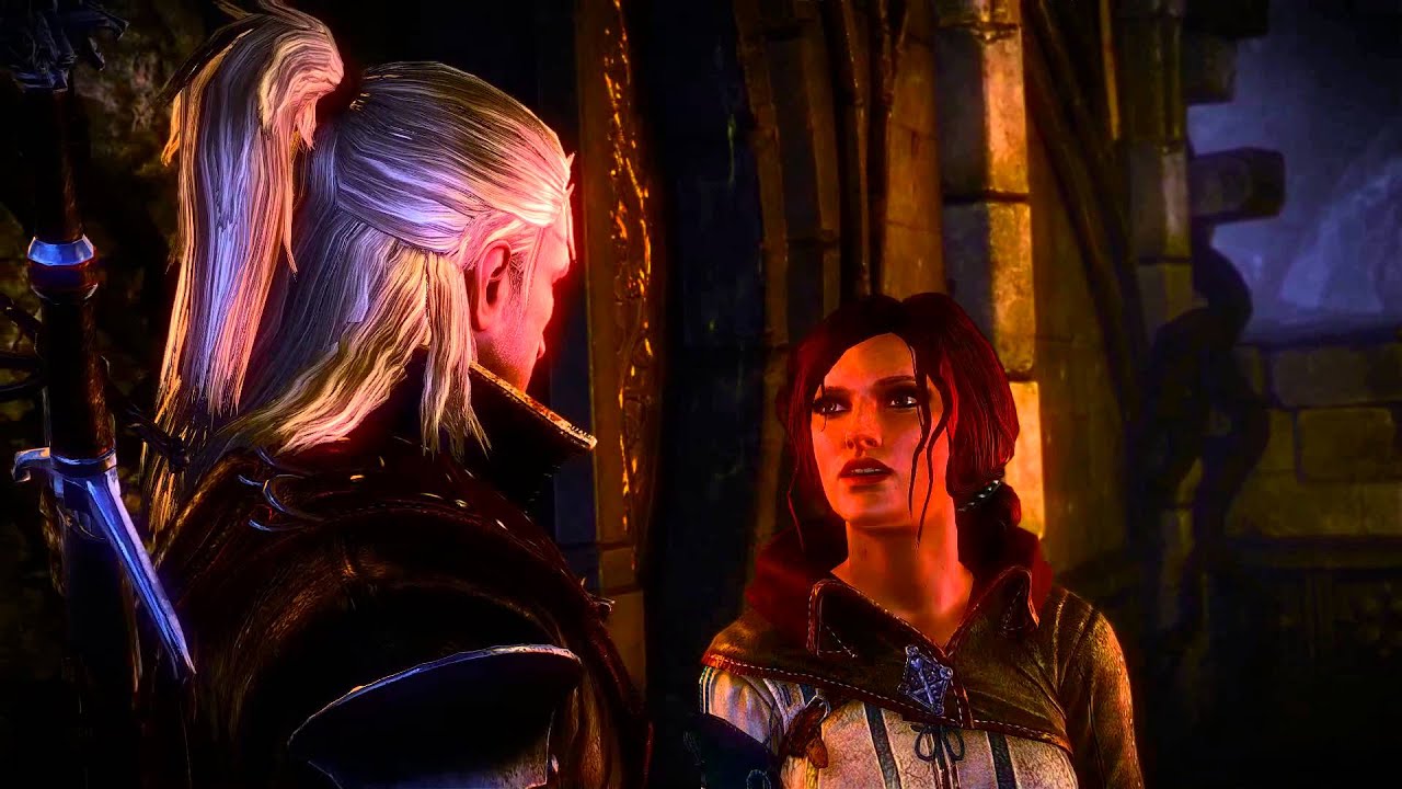 The Witcher 2: Triss sex scene - YouTube
