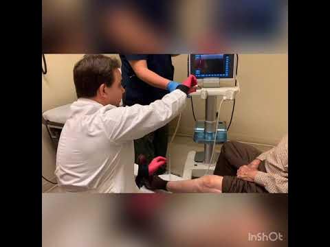 Ultrasound guided knee injection - YouTube