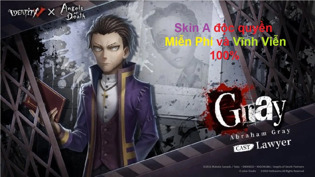 Identity 5 - Review Skin A Free "Abraham Gray" của Survival "Luật Sư ...