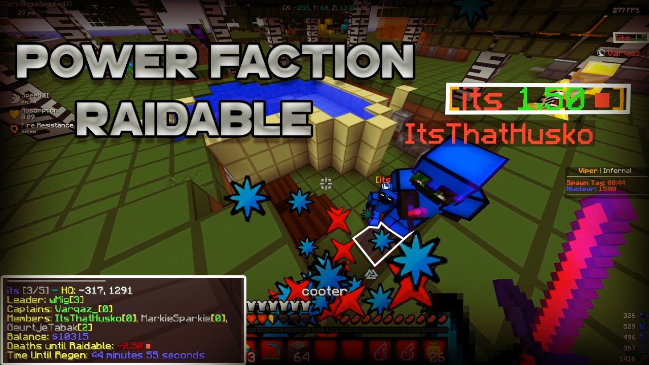 Making a Power Faction Raidable SOLO | Minecraft HCF - YouTube