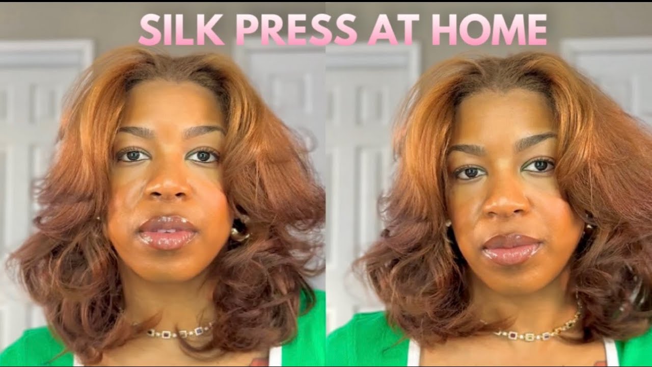 DIY Silk Press at Home - YouTube