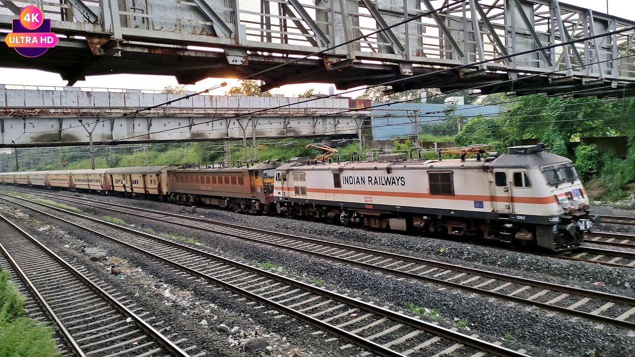 [4K | ULTRA HD] 1 On 1 Off Loco With 11401 Nandigram Express | # ...