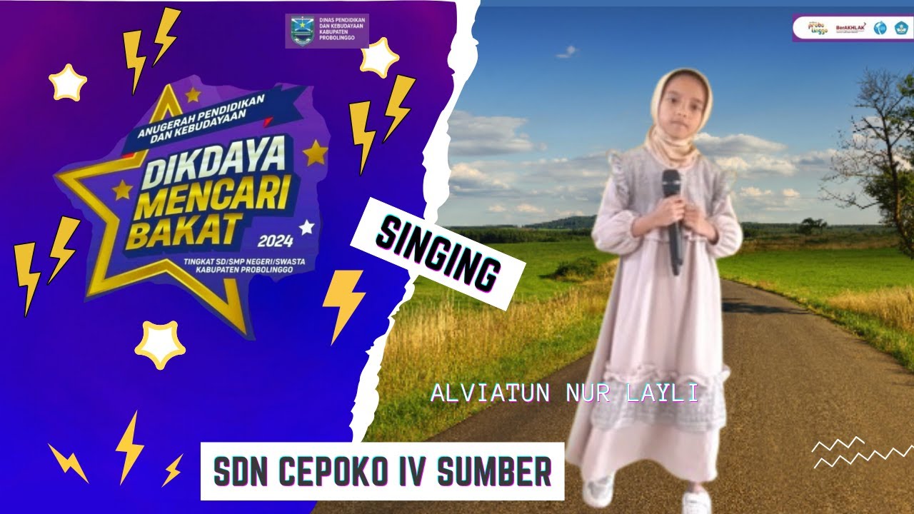 #DIKDAYA MENCARI BAKAT# ALVIATUN NUR LAYLI SDN CEPOKO IV SUMBER - YouTube