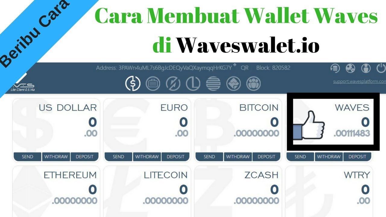 Cara Membuat Wallet Waves di waveswallet.io dan Cara Claim Waves - YouTube