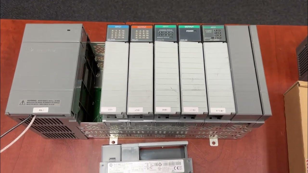 Allen Bradley SLC 5/03 Restoring Factory Defaults - YouTube