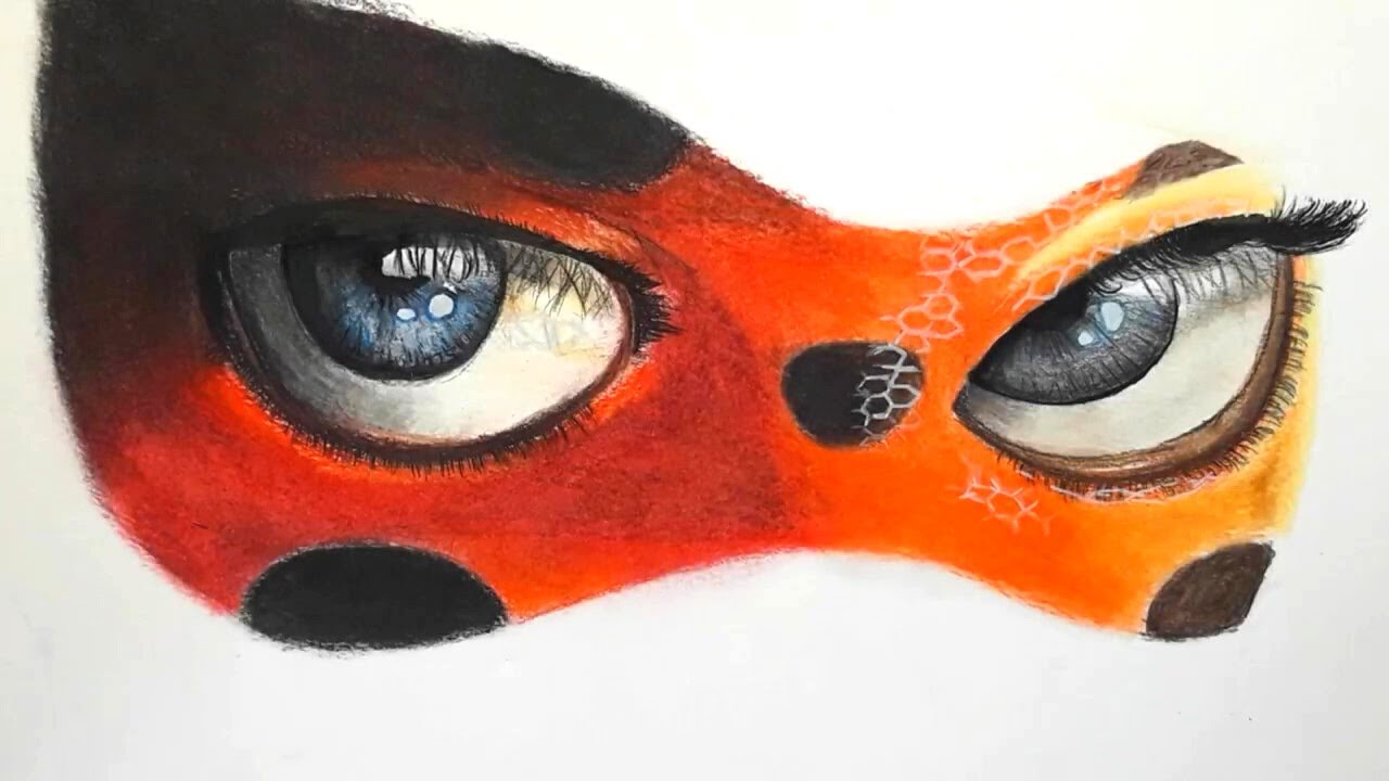 Drawing Semi Realistic EYES ( Miraculous Ladybug ) | KDArto Graphy ...