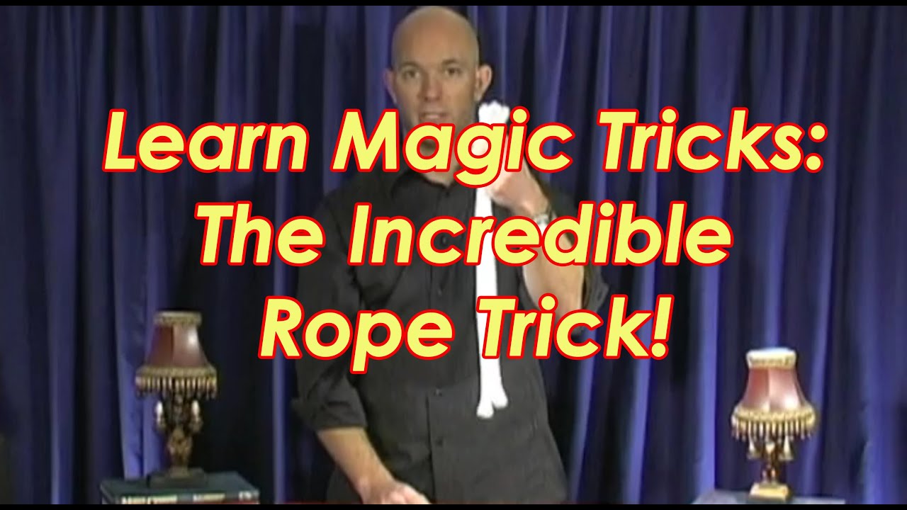 Learn Magic Tricks: The Incredible Rope Trick! Trick #12 - YouTube