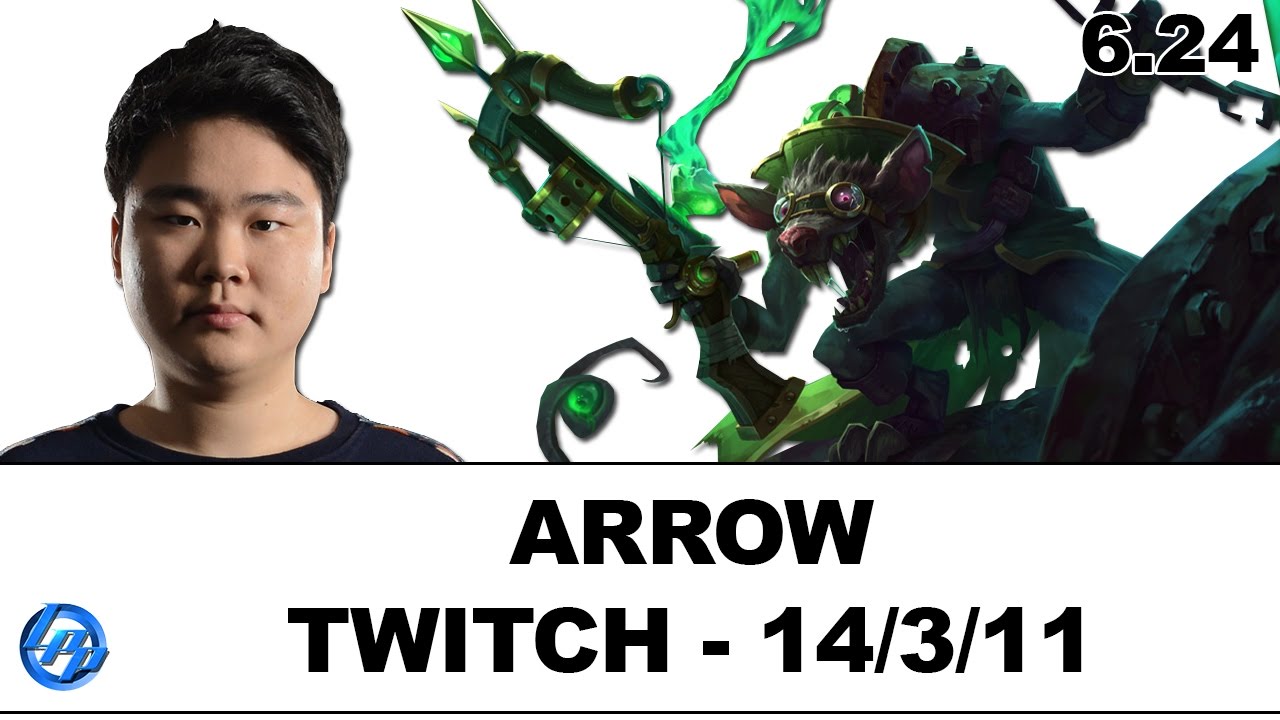 Arrow - Twitch vs. Ezreal - Patch 6.24 - YouTube