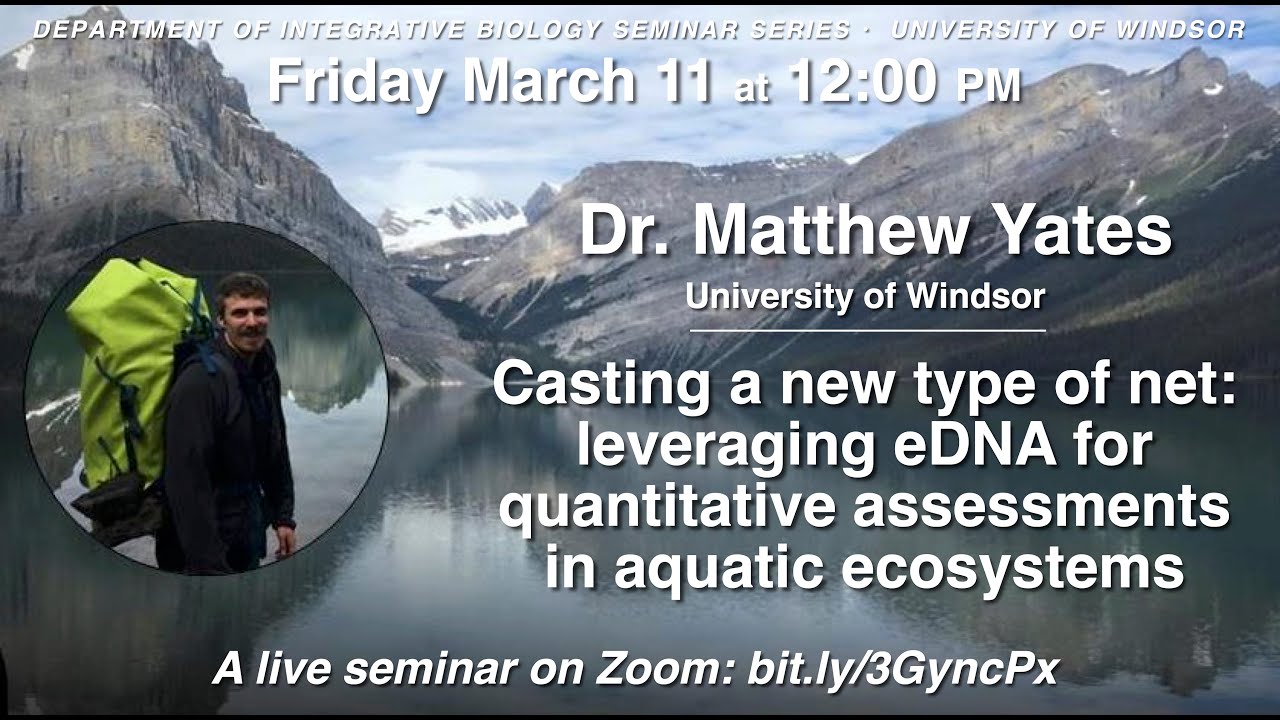Dr. Matthew Yates | iBio Seminar - YouTube