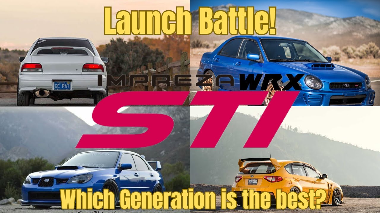 Subaru WRX/STI - LAUNCH BATTLE - YouTube