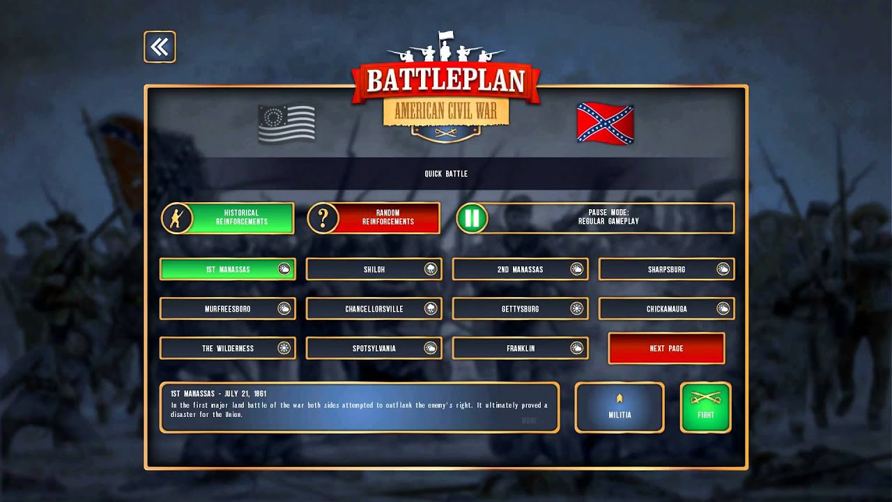 Civil War Battle Plan