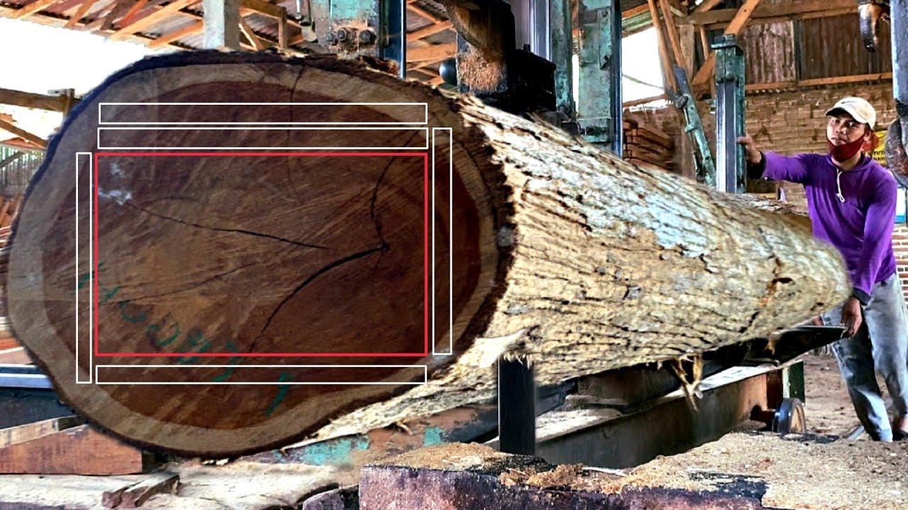 Stunning Teak Wood Doors and Frames: How to Saw Them(woodworking) - YouTube