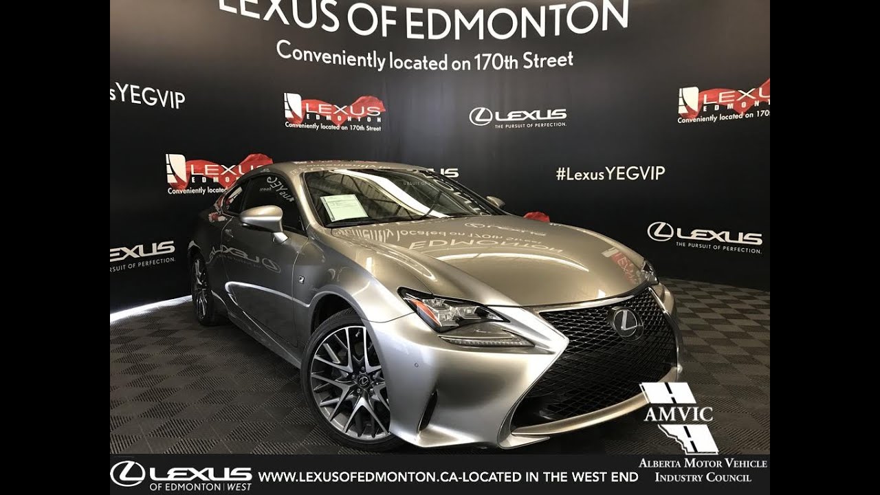 Lexus Certified Pre Owned Silver 2016 RC 350 F Sport Series 2 Review ...