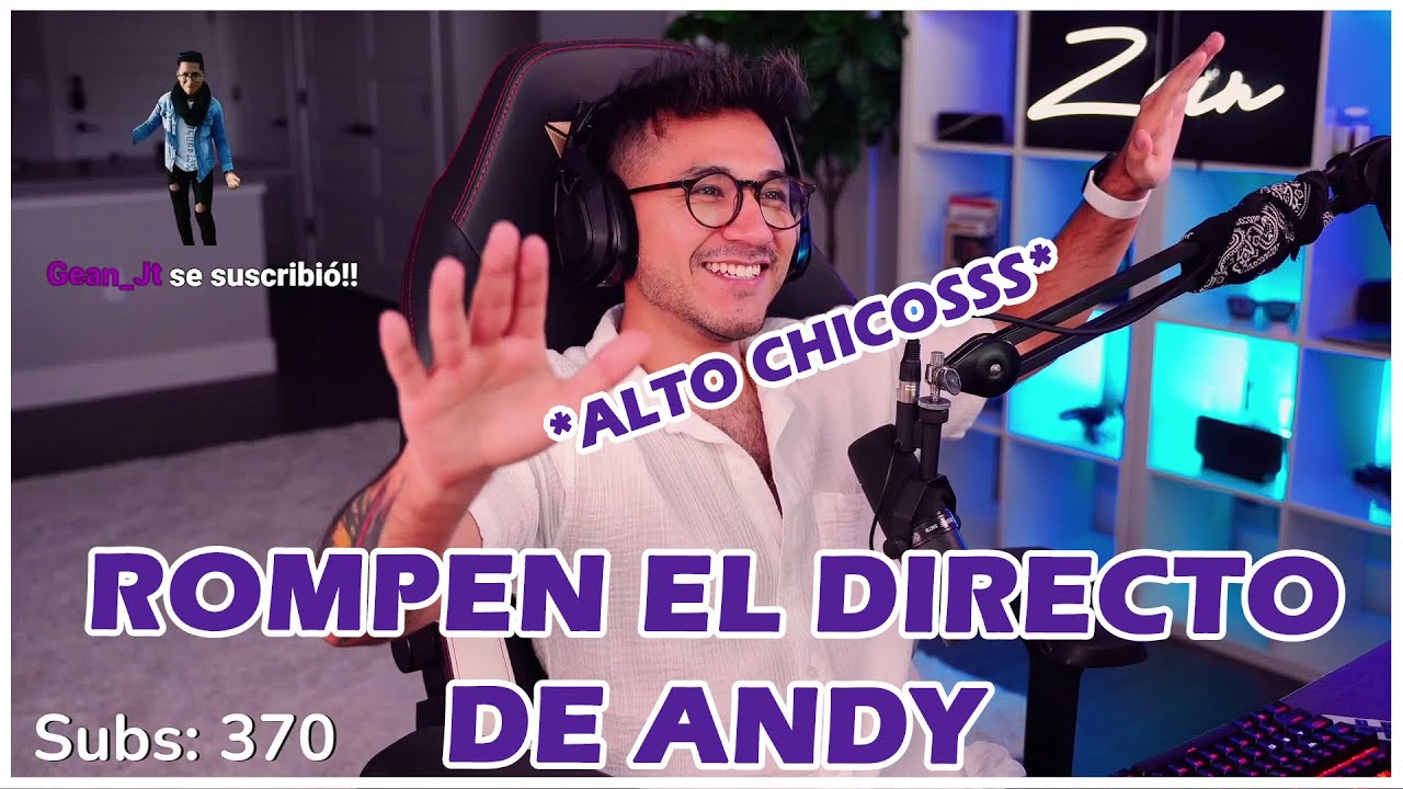 ROMPEN EL DIRECTO DE ANDY EN TWITCH🤣 - YouTube