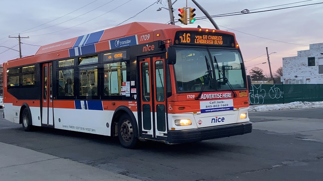 NICE Bus: 2009 & 2010 Orion VII NG CNG #1709 & #1752 n16 & n40/41 - YouTube