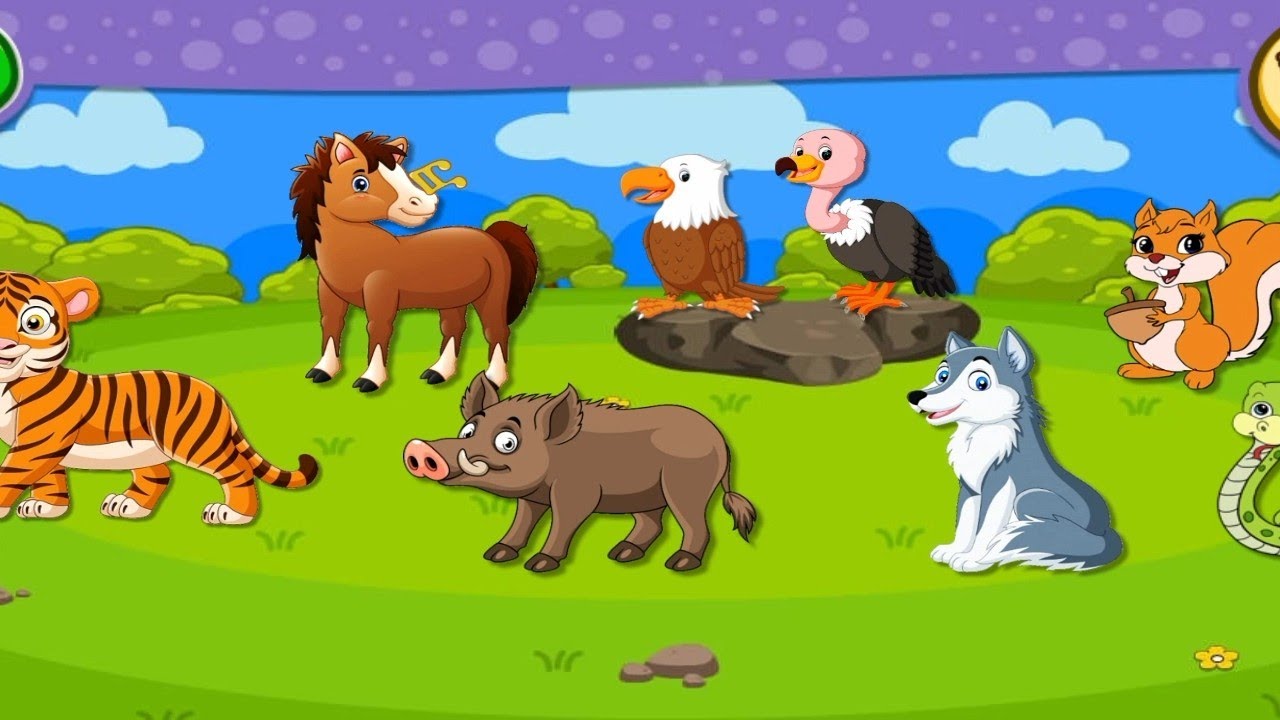 HELLO BABY SOUND Animals for Kids 25 min Farm animal sound - YouTube