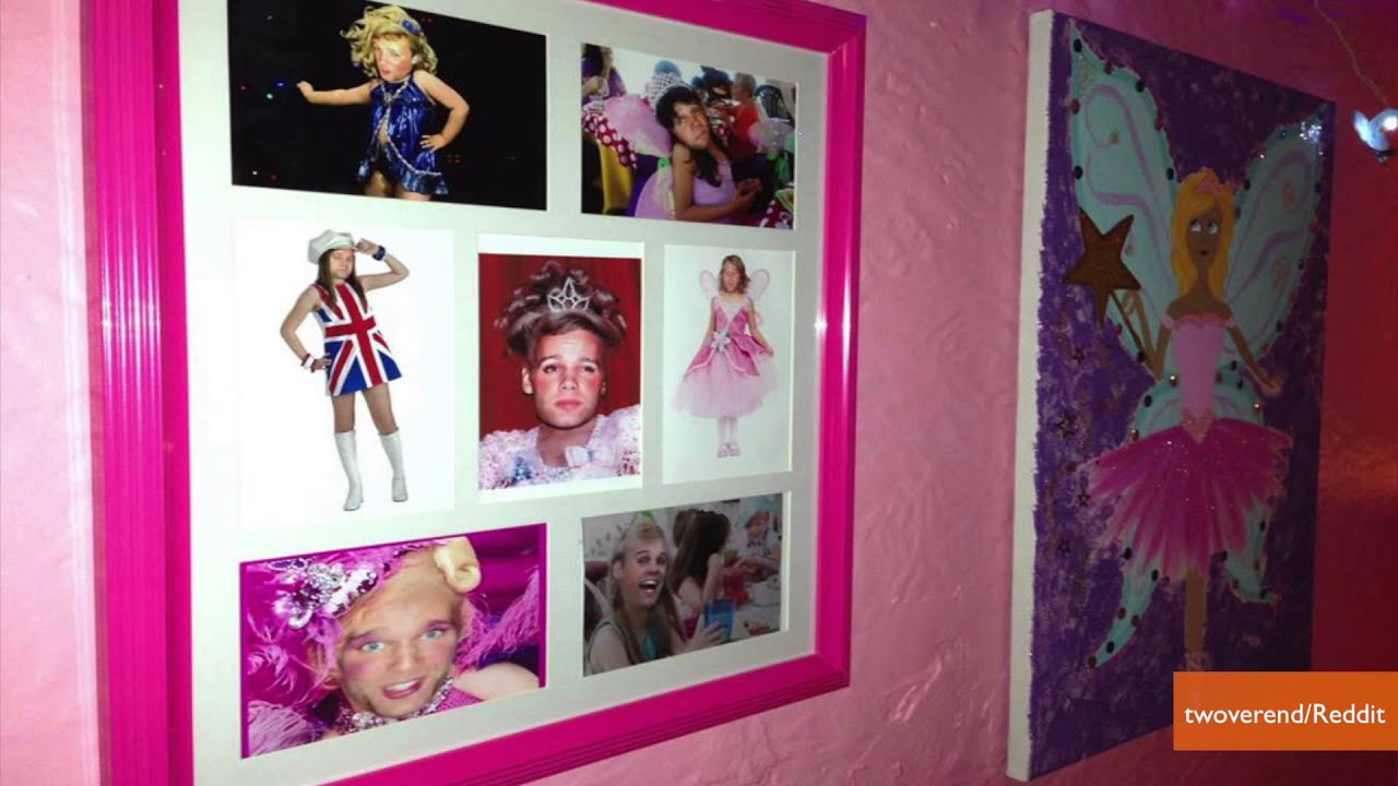 Man Returns from Vacation to Pink Princess Bedroom Makeover - YouTube