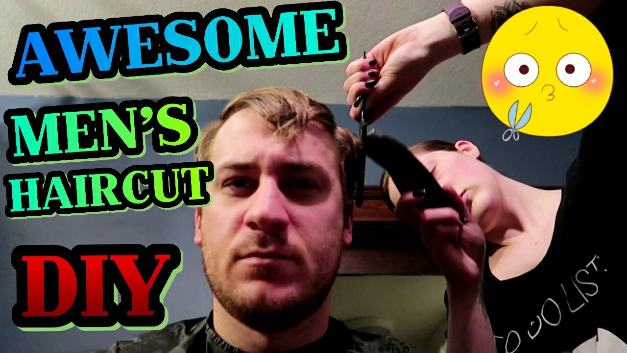 Awesome men's hair cut DIY!? |Vlog - YouTube