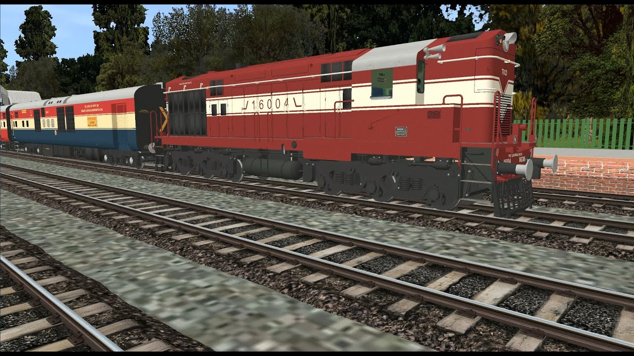 A Non Stop Rajdhani - Indian Train Models Addons for Auran Trainz ...