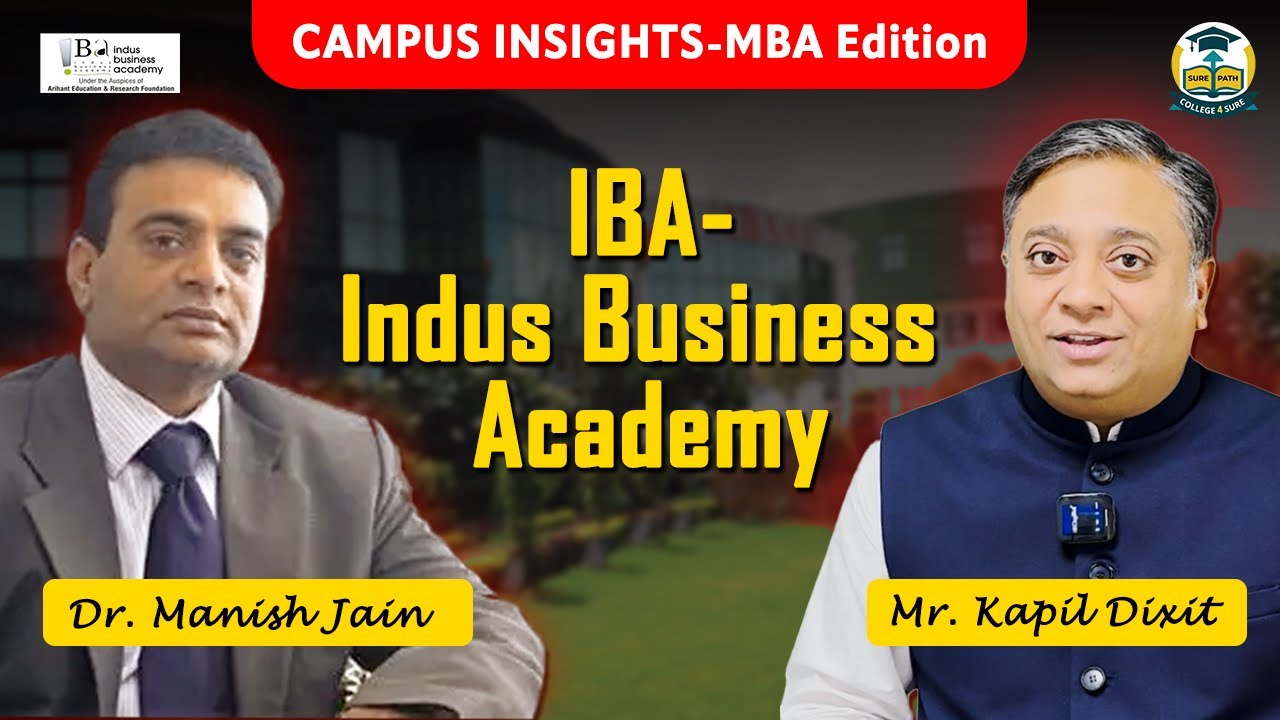 Campus Insights - MBA Edition, IBA- Indus Business Academy - YouTube