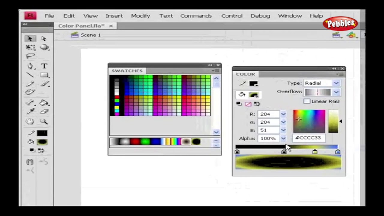 Colour Overview,Colour Swatches,Kulers Panel || Flash CS4 Presentation ...