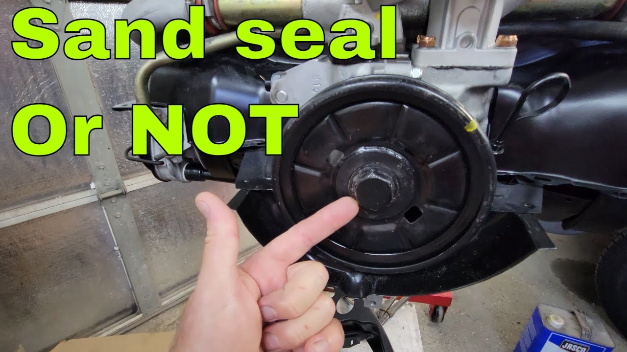 Sand seal or no sand seal VW Air cooled flat 4 engine - YouTube