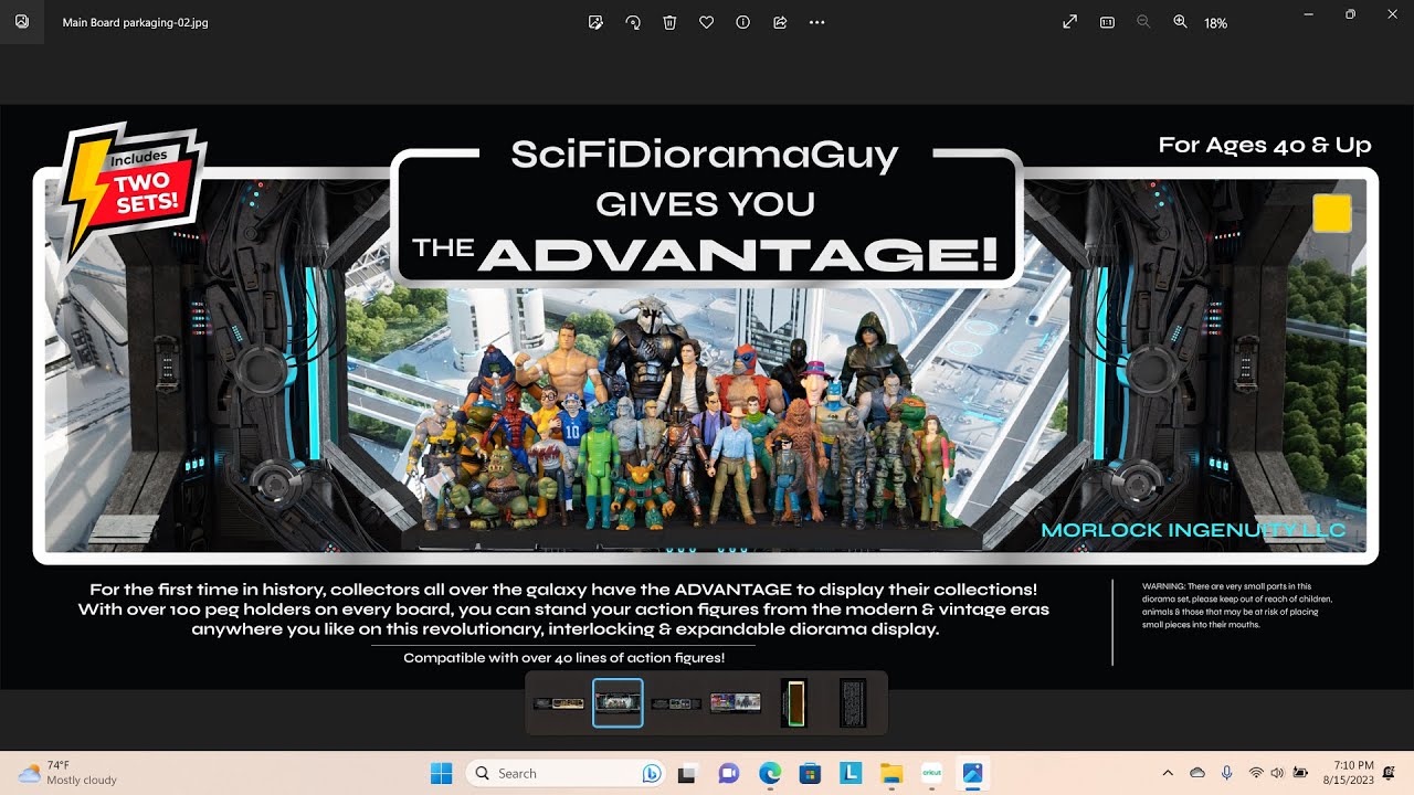 Kessel Run Collecting - The Advantage display stand from Sci Fi Diorama Guy - YouTube