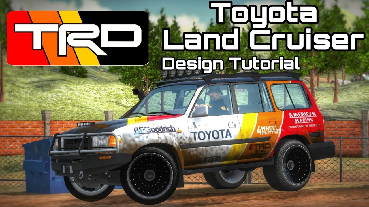 Toyota Land Cruiser TRD Livery Tutorial | Car Parking Multiplayer - YouTube