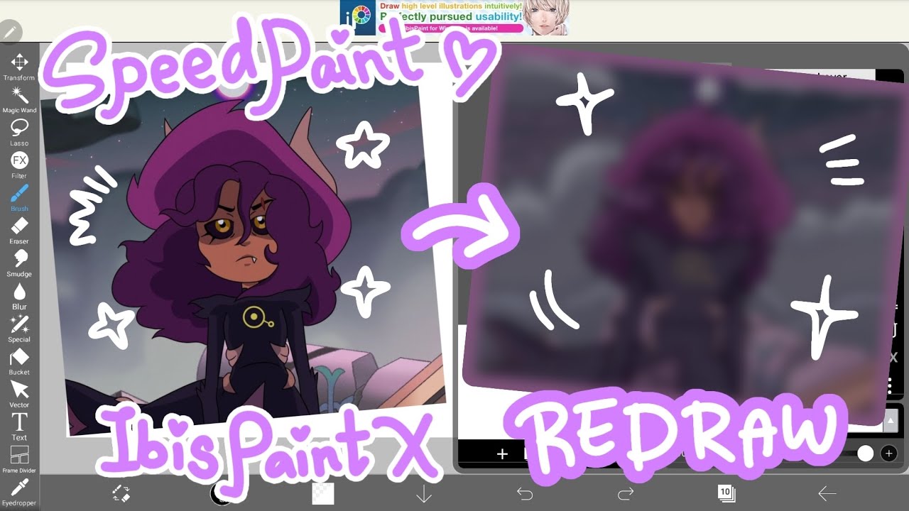 Luz's Half-Titan Form In my Style! [ TOH Redraw SpeedPaint - IbisPaint X] - YouTube