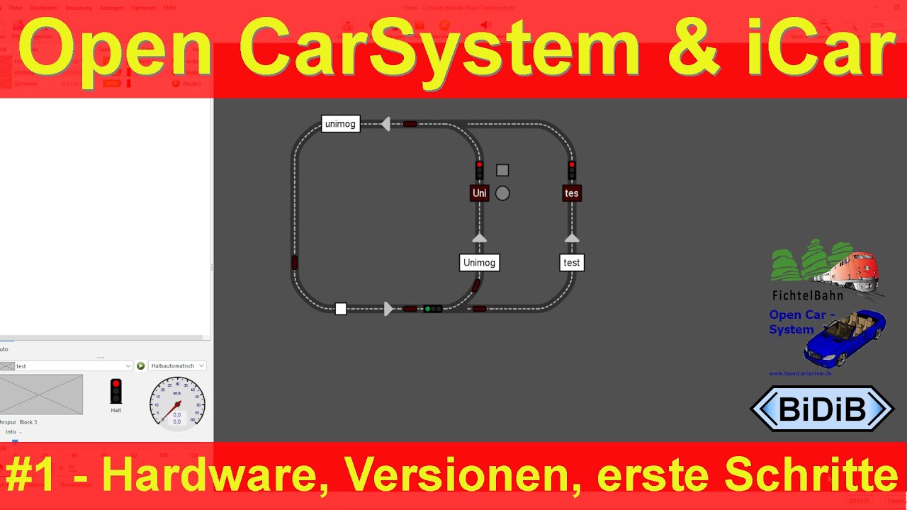 Steuerung Open-CarSystem mit iCar #1 | Verw. Hardware, Software ...