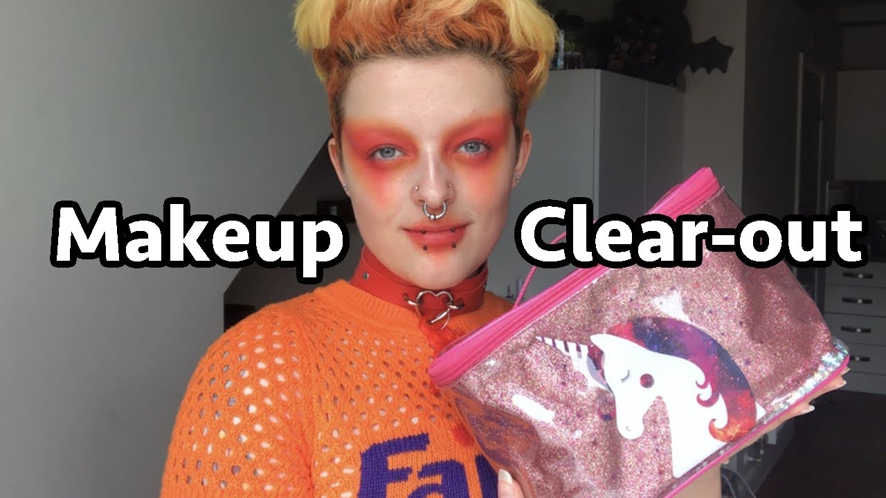 Decluttering My Entire Makeup Collection - YouTube