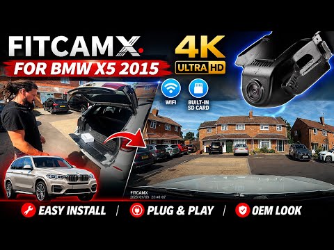 Unboxing & Installation DashCam FITCAMX OEM Fitment BMW X5 2015