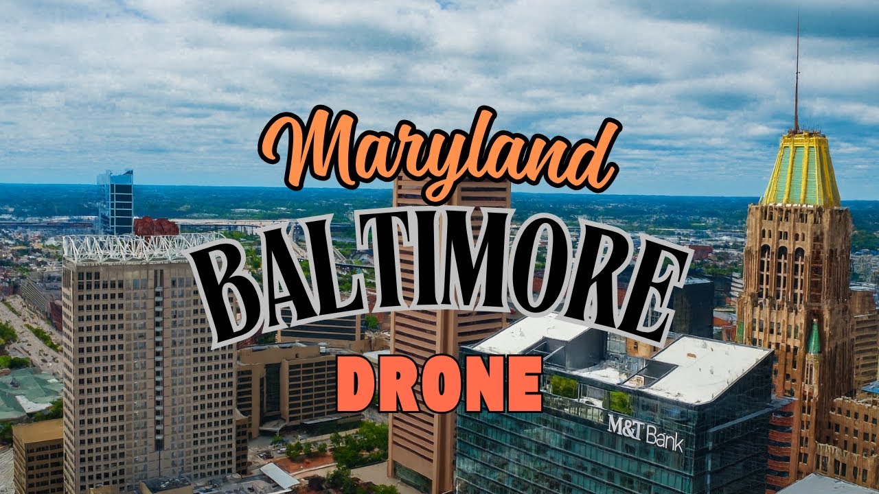 Stunning Drone Views of Baltimore, Maryland | Downtown Skyline & Harbor ...