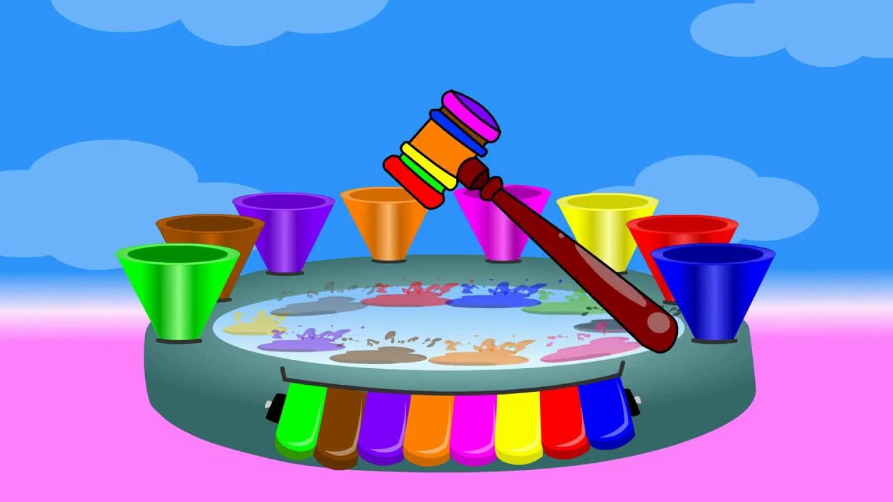 Learn Colors With Xylophone MUSICAL WOODEN PIANO XYLOPHONE Color Soccer ...