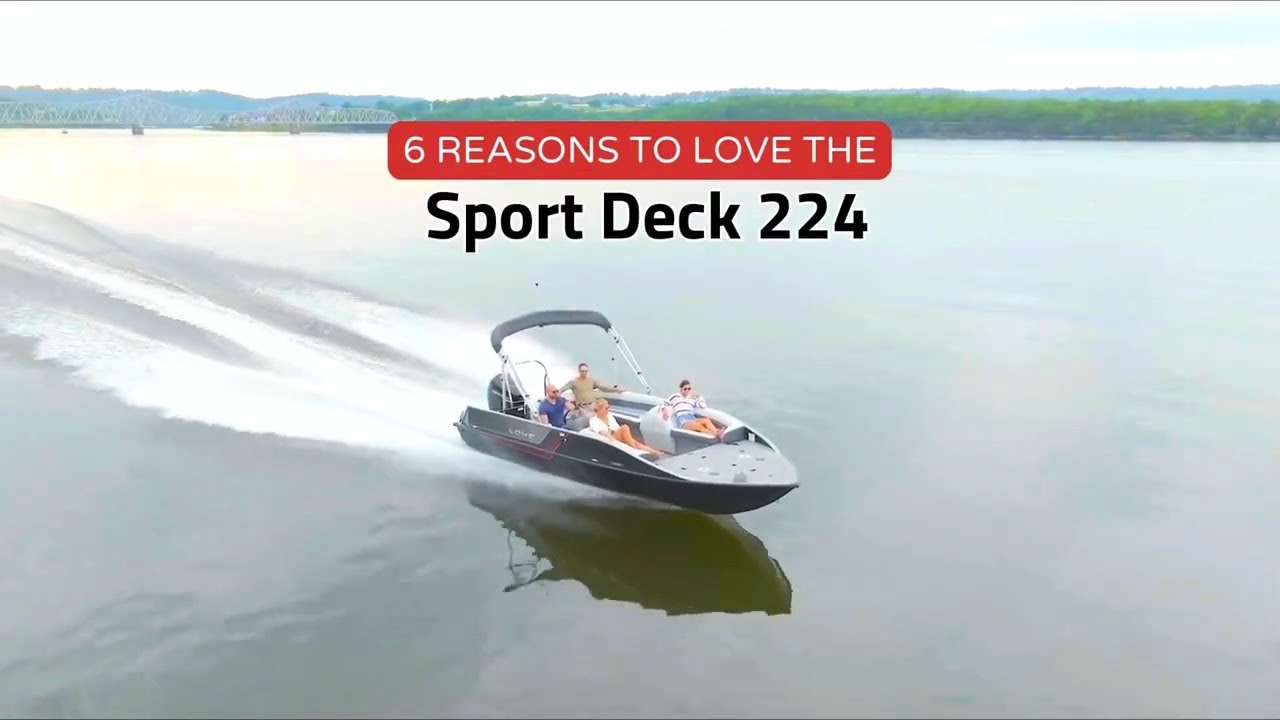 Introducing The Ultimate Deck Boat Experience: Lowe Boats Sd 224 - YouTube