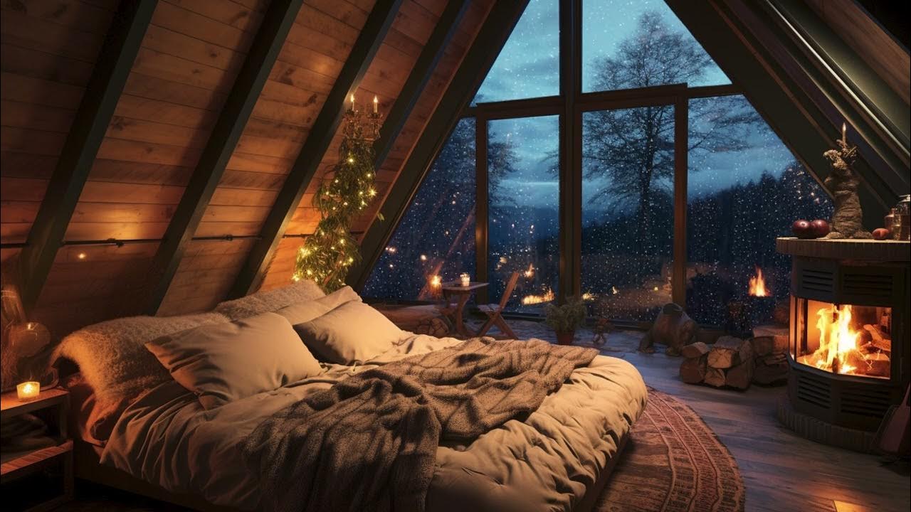 Deep Sleep with Heavy Rain and Thunder Sounds | Relaxing Window Rain on Cozy Ambience for Study ...