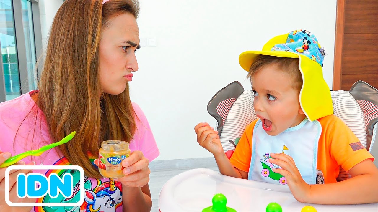Vlad dan Niki ingin menjadi seperti bayi - YouTube
