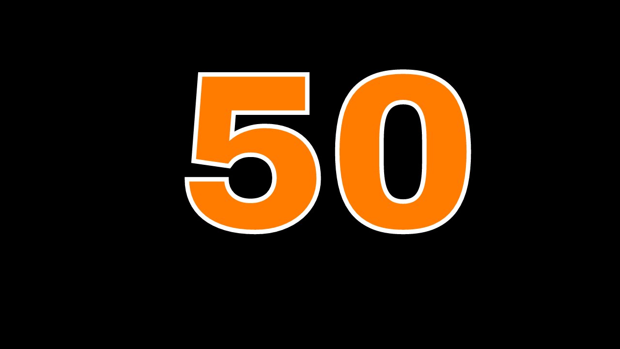 I Can Count To 100 Part 5 | Counting To 50 | Counting Numbers 1-100 ...