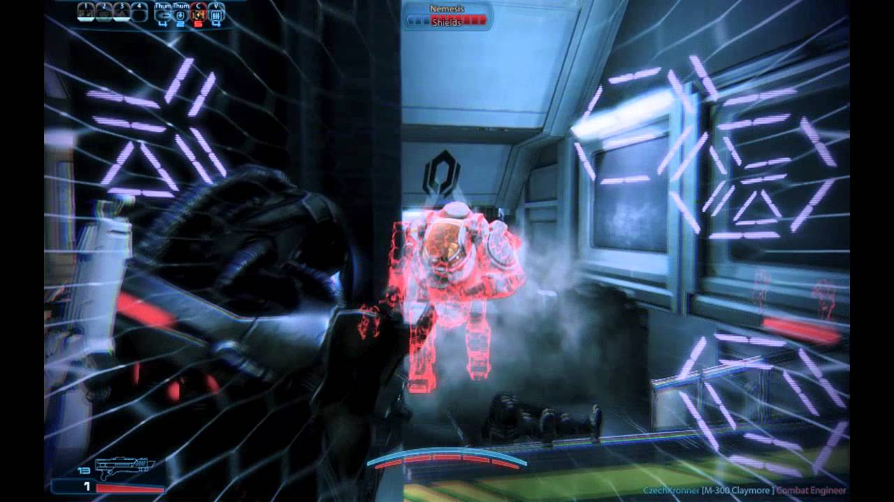 Mass Effect 3: Geth platform + the krogan superShotgun - YouTube