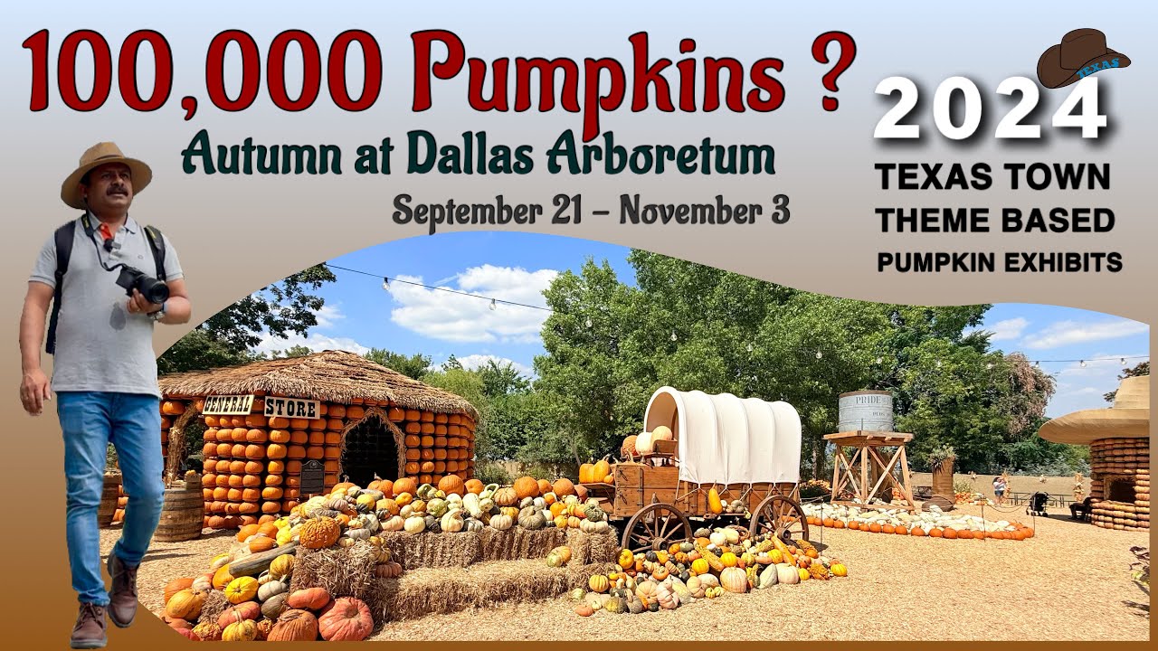 Autumn at Dallas Arboretum 2024: Sep 21 to Nov 3 | 100,000 Pumpkins | A ...