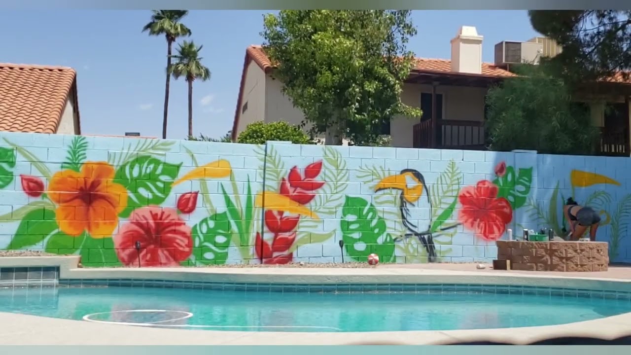 Pool Mural Design Ideas